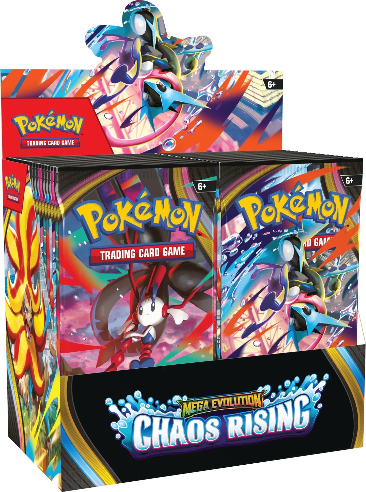 Pokemon Mega Evolution Chaos Rising Booster Box 36 Packs Per Box ...